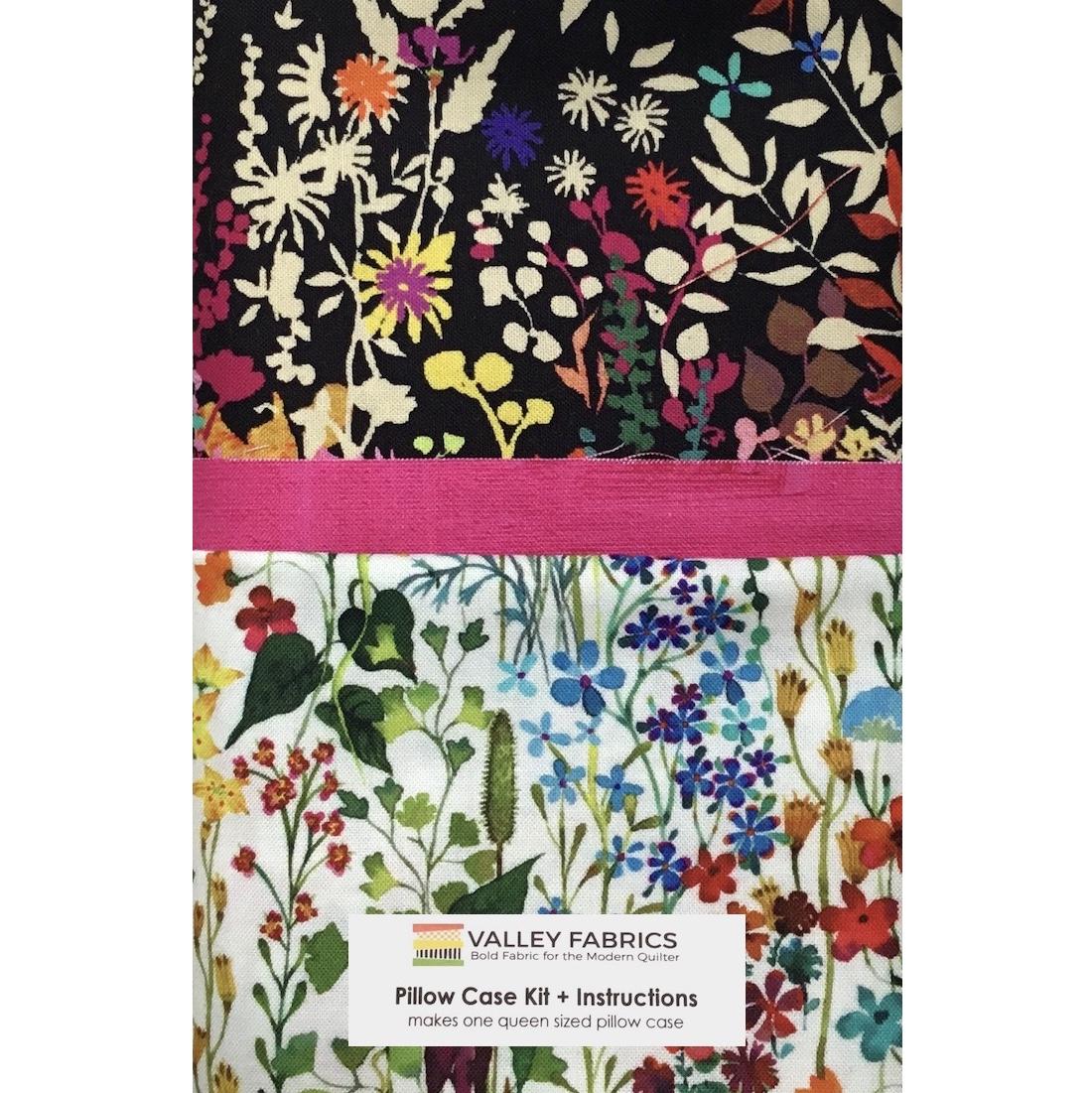Blossom Border Pillow Case Kit by Valley Fabrics