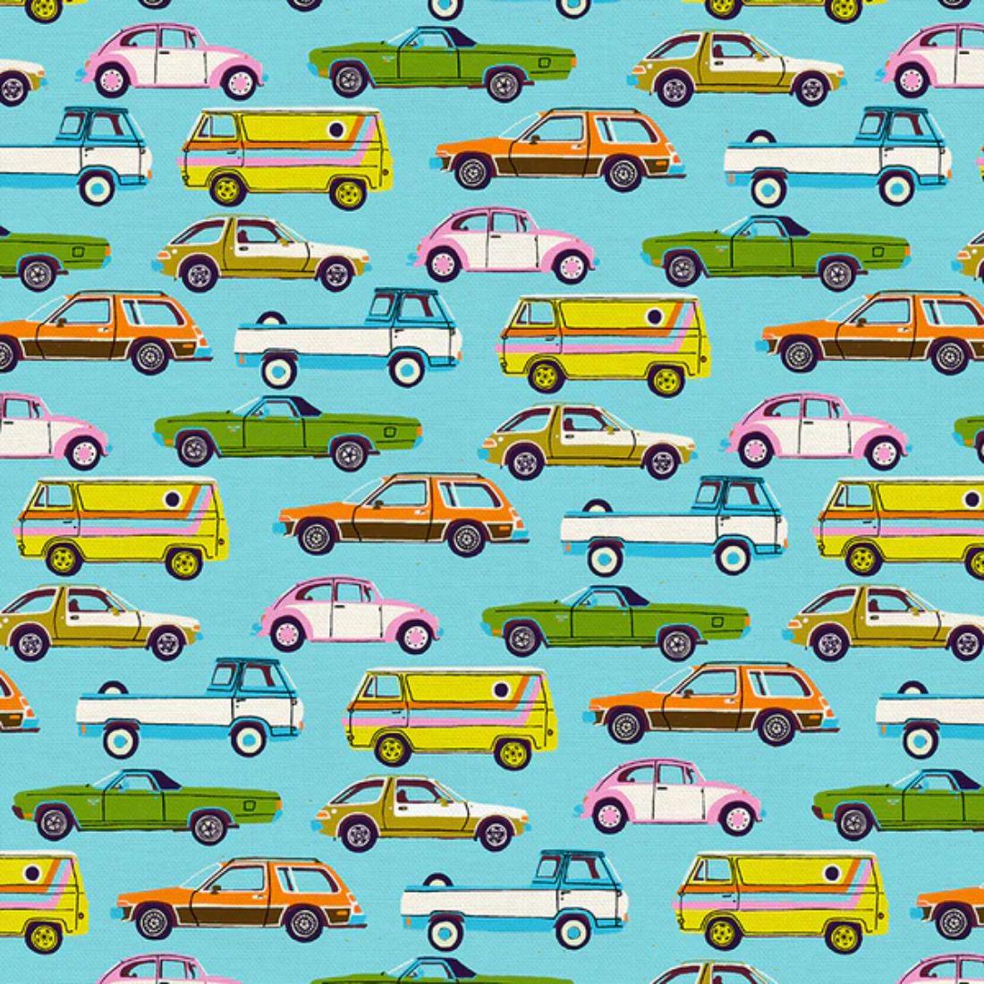 Traffic Blue by Lysa Flower – Valley Fabrics