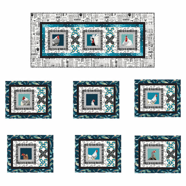 Zooming Chickens Free Table Set Pattern! – Valley Fabrics