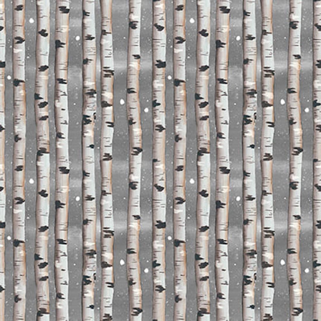 Birch Trees Gray by Blank Quilting – Valley Fabrics
