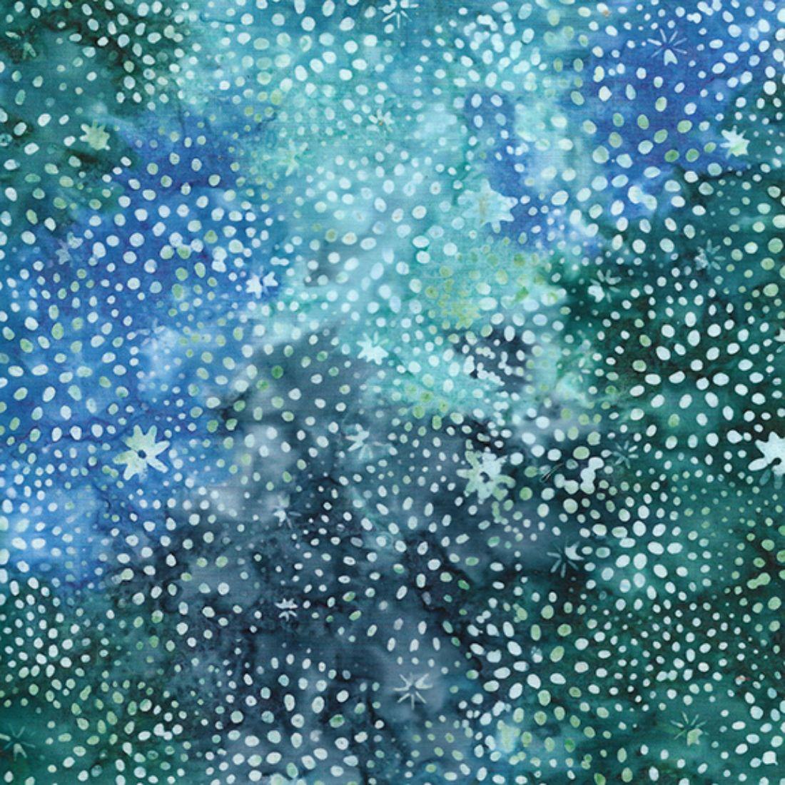 Dandelion Burst Multi Blue/Teal by IB Studio – Valley Fabrics