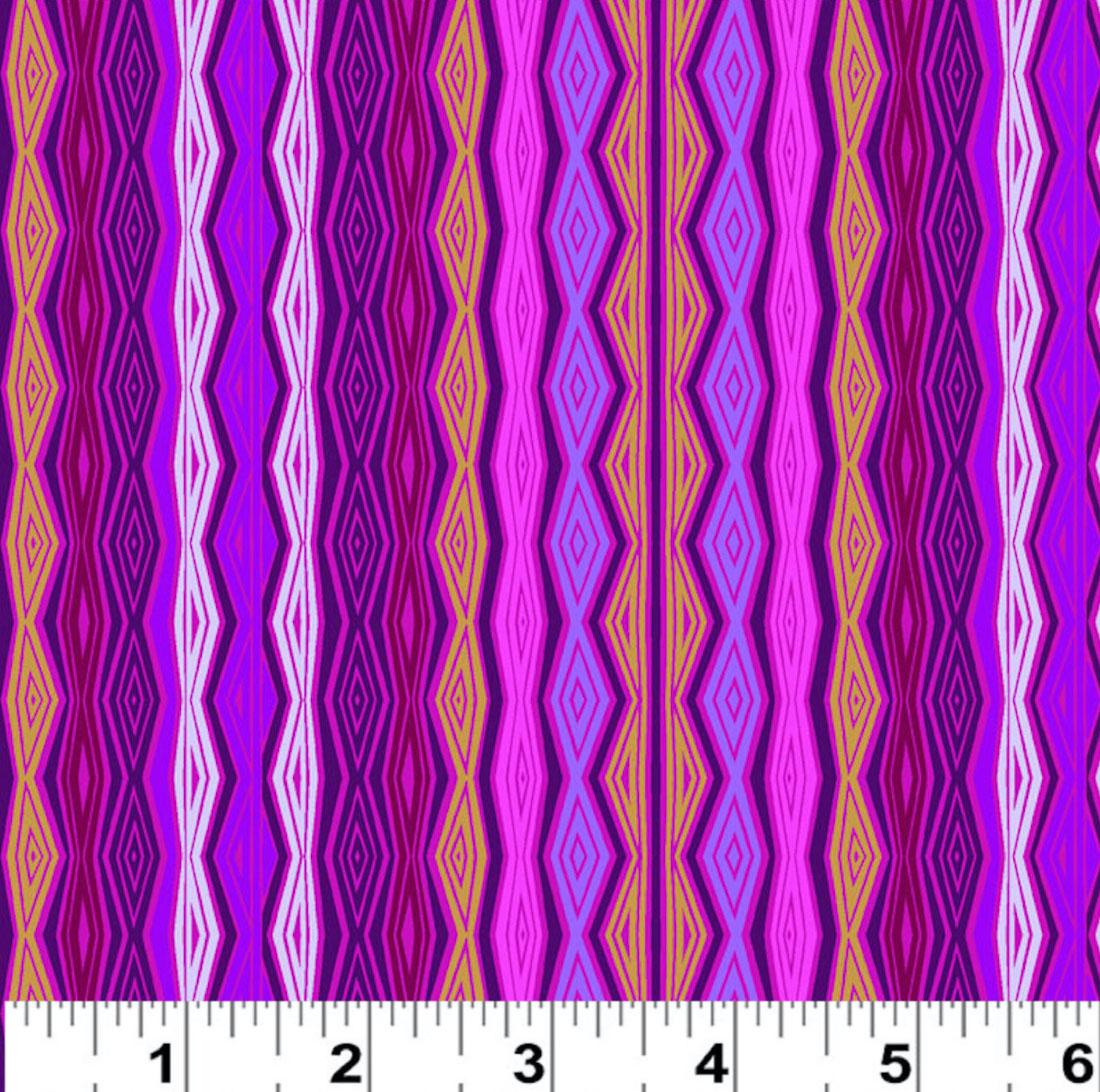 Geo Stripe Purple by Laurel Burch – Valley Fabrics