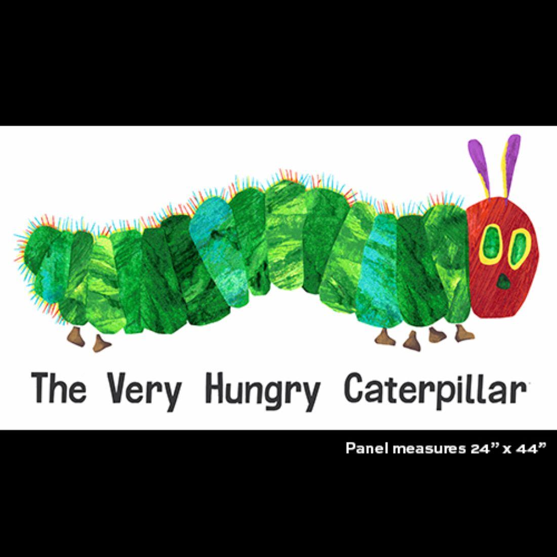Large Caterpillar Panel 24" Horizontal by Eric Carle – Valley Fabrics
