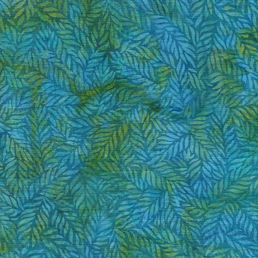 Mini Tossed Leaves Blue Mornin by IB Studio – Valley Fabrics