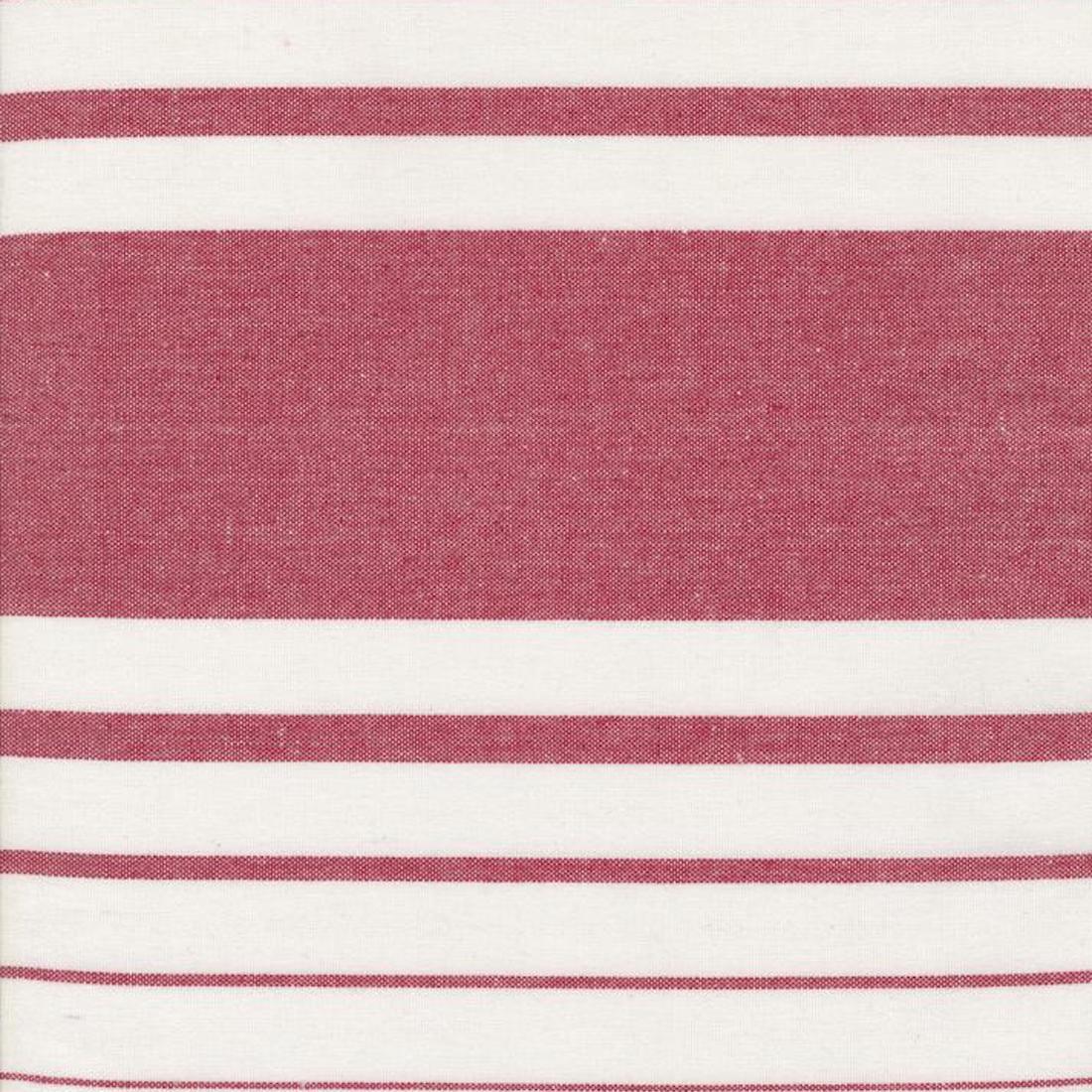 White/Red Stripes 18" Toweling by Moda Studio – Valley Fabrics