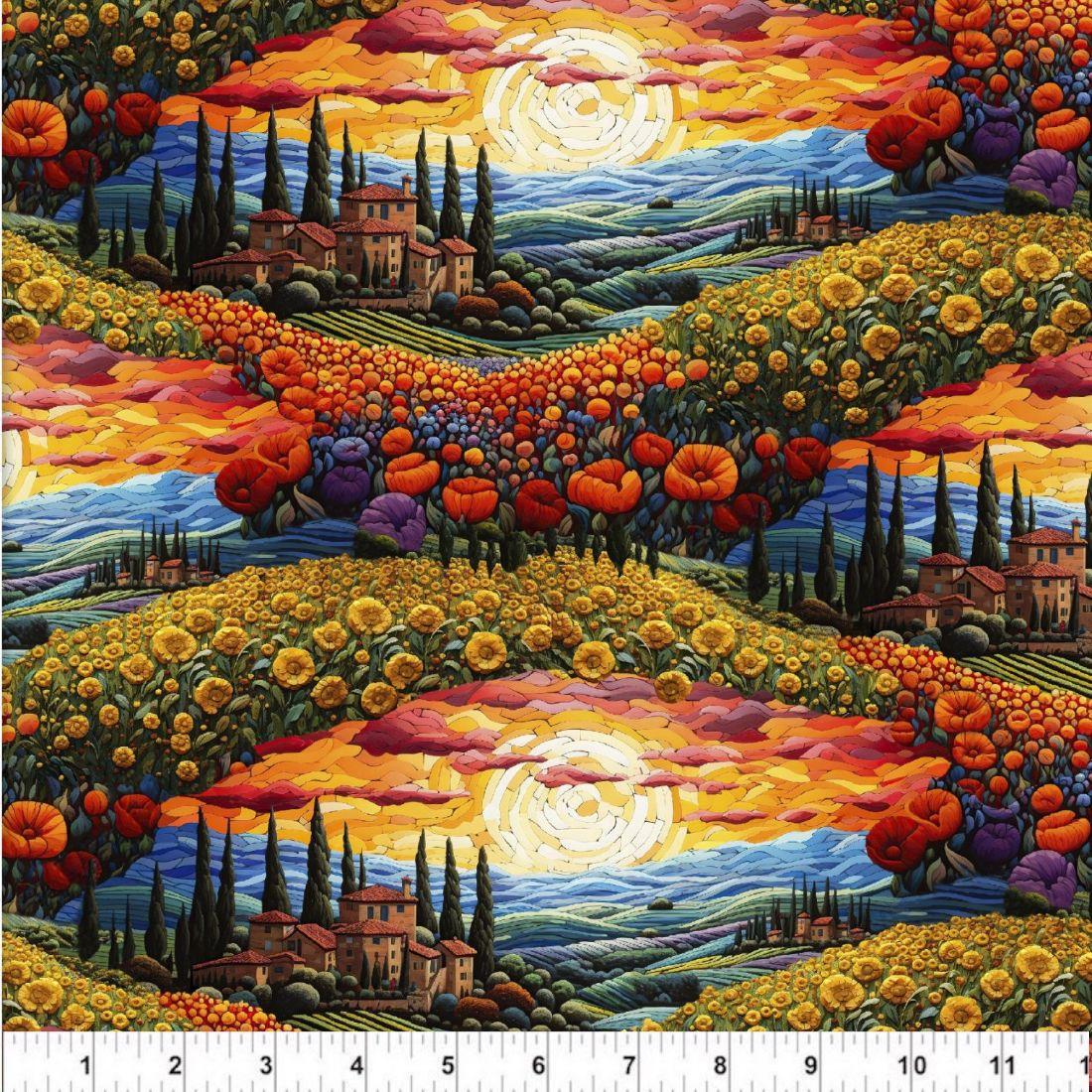 Tranquil Valley Multi by 3 Wishes – Valley Fabrics