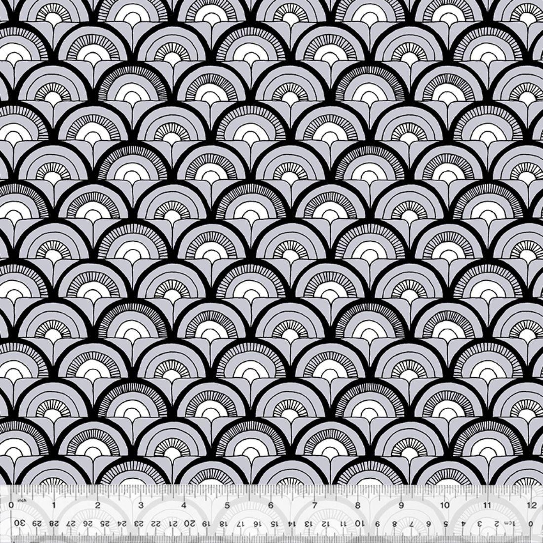 Arches Grey + Black by Shayla Wolf – Valley Fabrics