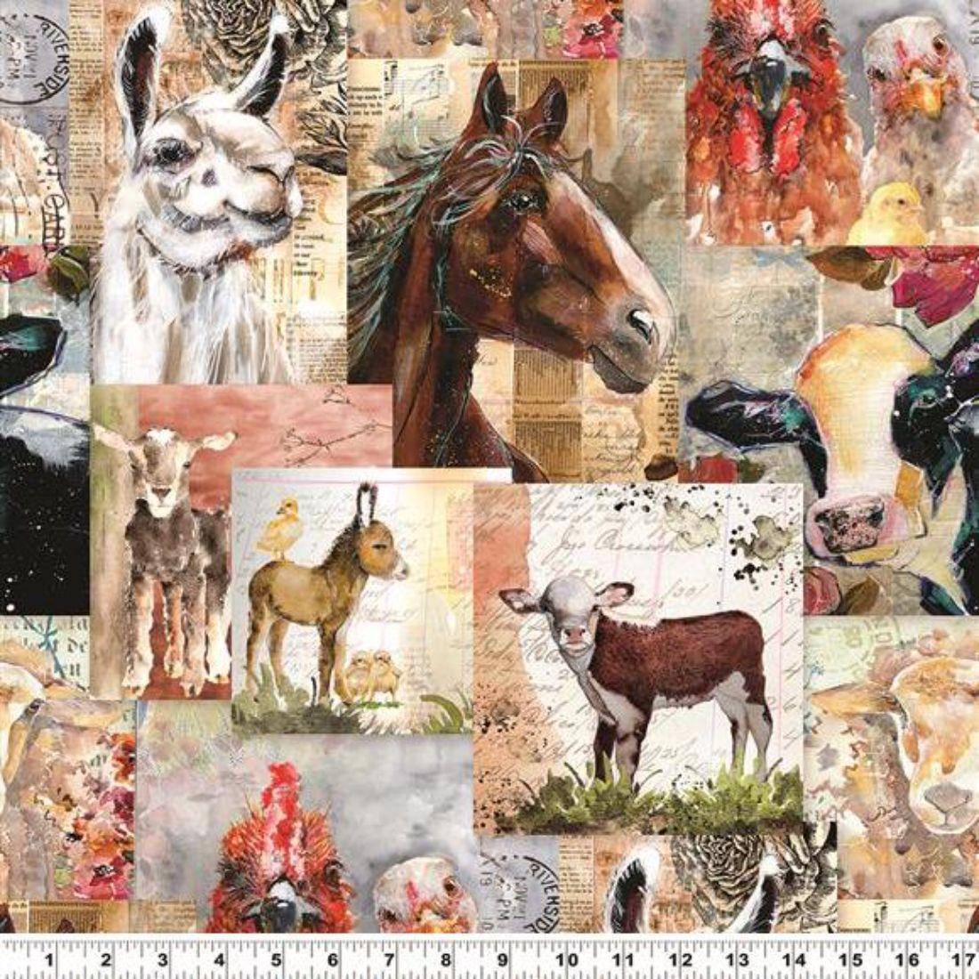 Digital Collage Multi by Lexi Grenzer – Valley Fabrics