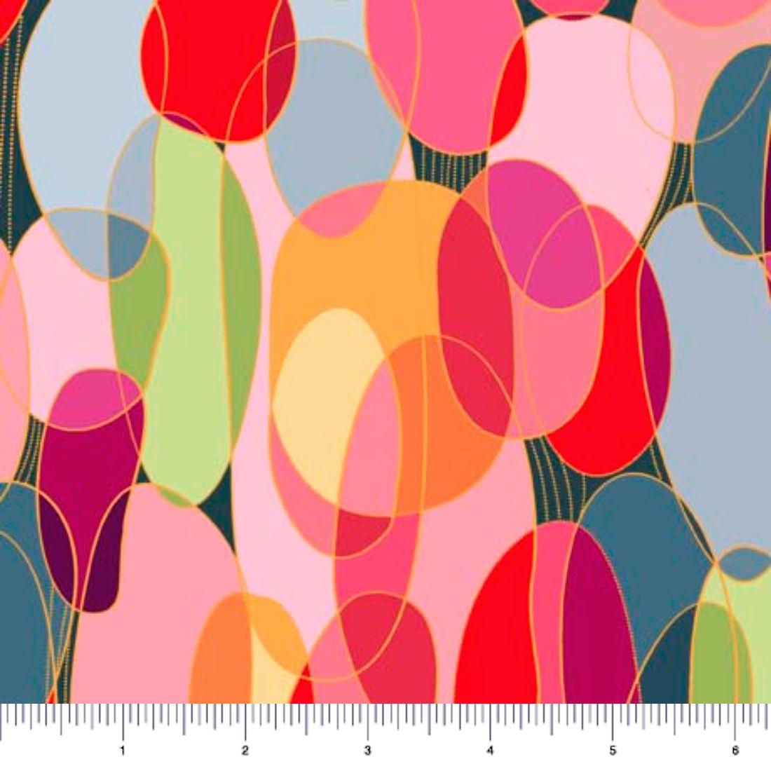 Oval Circles Multi by Turnowsky – Valley Fabrics