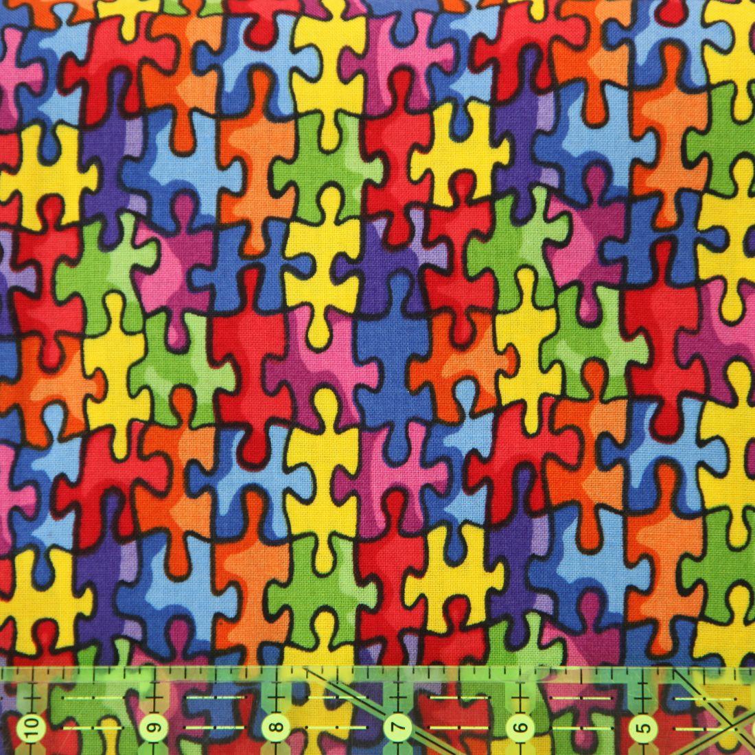 Autism Awareness Multi by Whistler Studios – Valley Fabrics