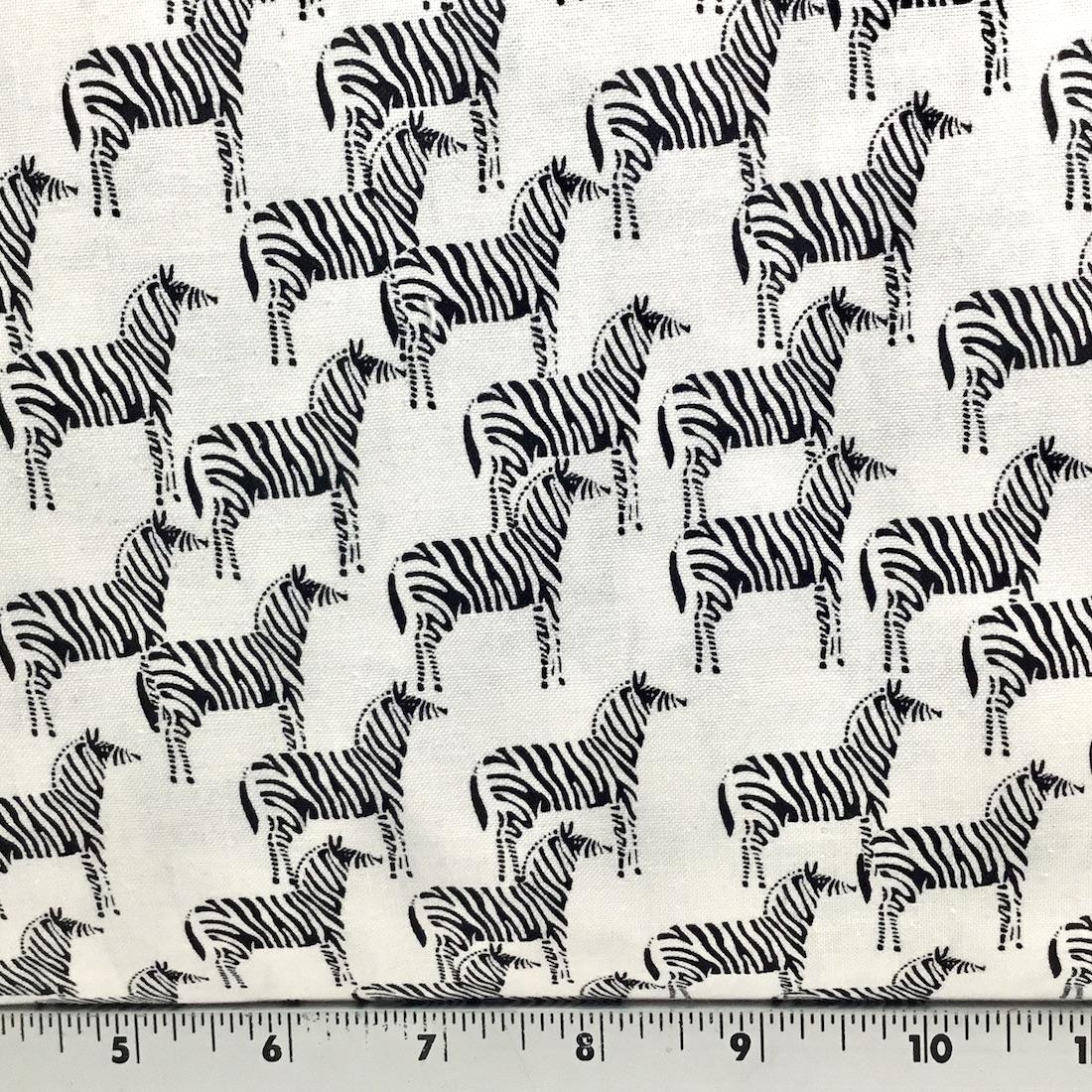 Zebra White by Wee Gallery – Valley Fabrics